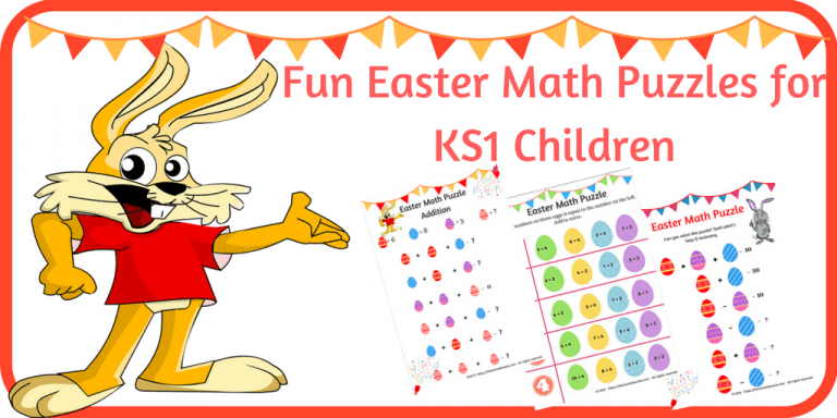 Fun Easter Math Puzzles for KS1 Children. - The Mum Educates