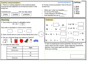 FREE KS1 SATS Worksheets and Practice Papers - The Mum Educates