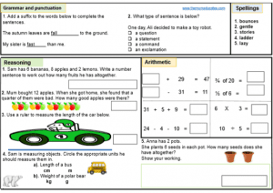 FREE KS1 SATS Worksheets and Practice Papers - The Mum Educates