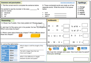 FREE KS1 SATS Worksheets and Practice Papers - The Mum Educates