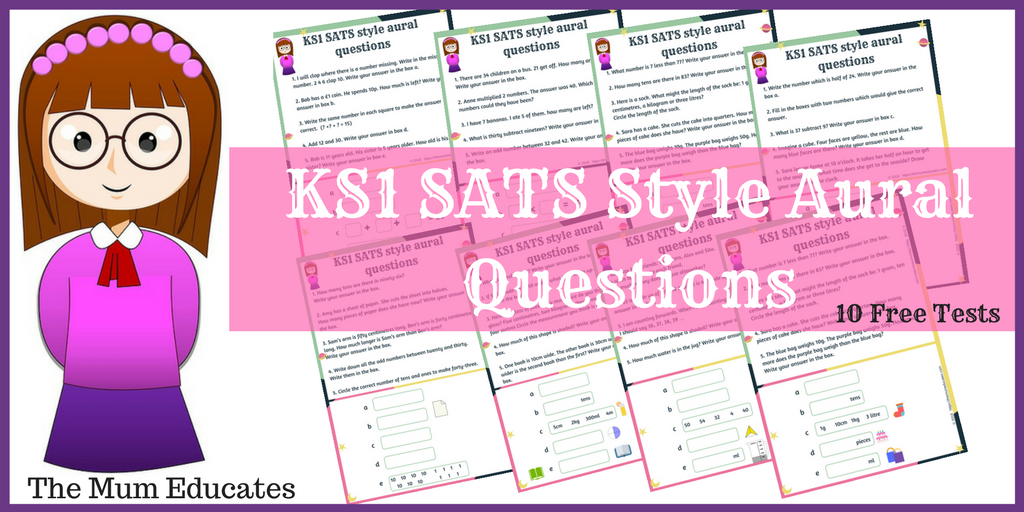 KS1 SATS style aural questions - The Mum Educates