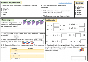 FREE KS1 SATS Worksheets and Practice Papers - The Mum Educates