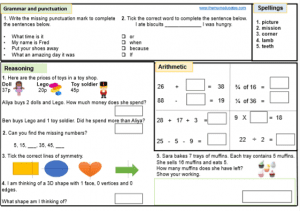 FREE KS1 SATS Worksheets and Practice Papers - The Mum Educates