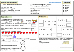 FREE KS1 SATS Worksheets and Practice Papers - The Mum Educates