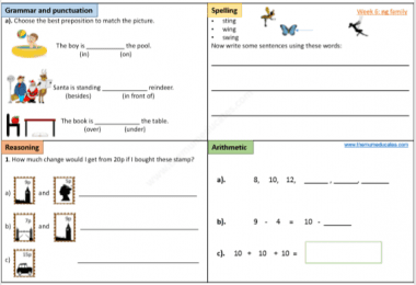 Year 1 Free Worksheets (age 5 - 6) - KS1 - The Mum Educates