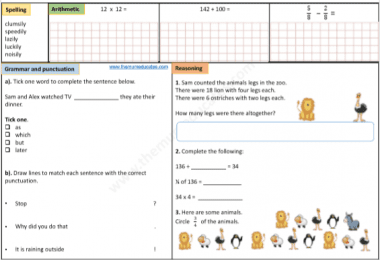 Year 3 FREE worksheets - The Mum Educates