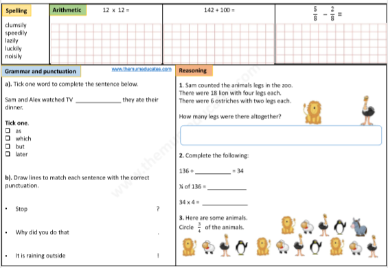 Year 3 FREE worksheets - The Mum Educates