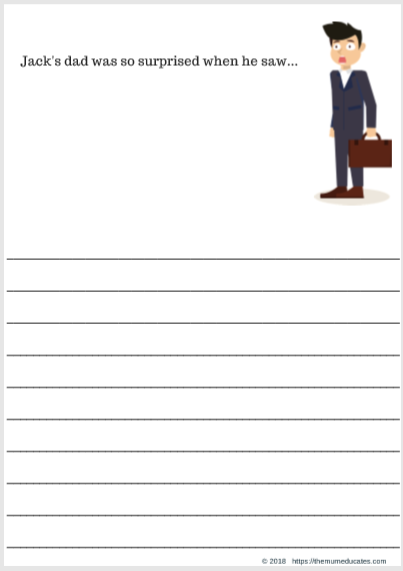 21 FREE Father's Day Writing Prompts - The Mum Educates