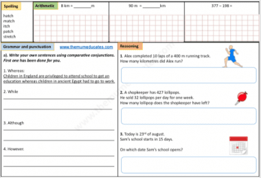 Year 3 FREE worksheets - The Mum Educates