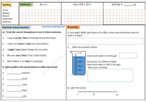 Year 3 FREE worksheets - The Mum Educates