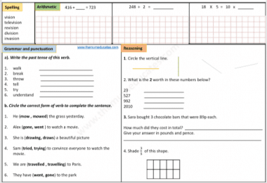Year 3 FREE worksheets - The Mum Educates