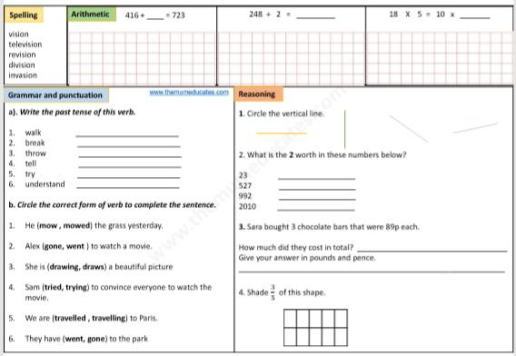 Year 3 FREE worksheets - The Mum Educates