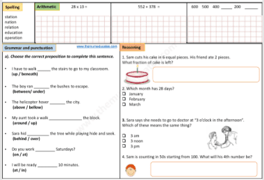 Year 3 FREE worksheets - The Mum Educates