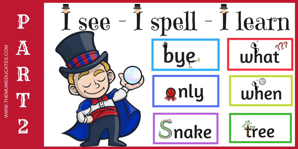 Sight Words Flashcards (Part 2) - The Mum Educates