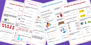 Year 1 Mental Maths Book (Age 5 - 7) - FREEBIE Included!
