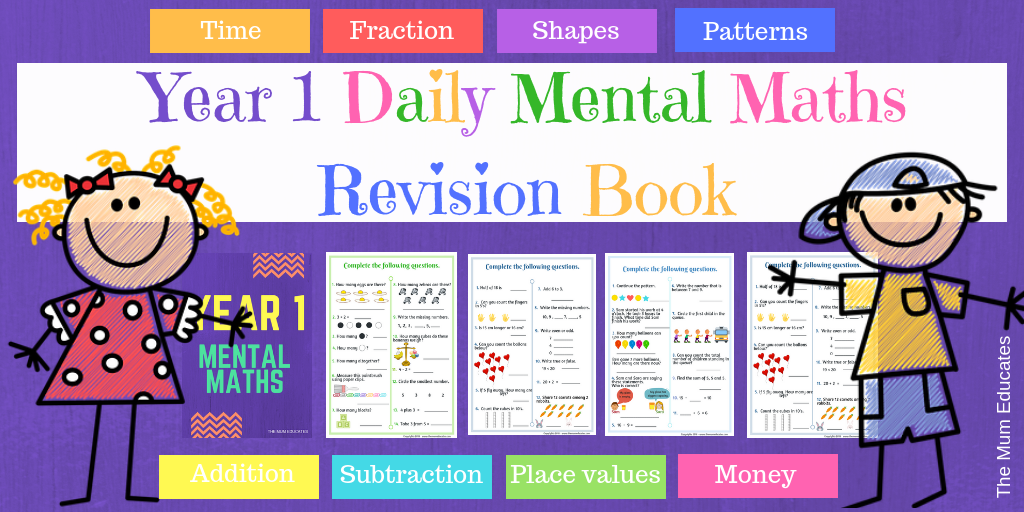 Year 1 Mental Maths Book Age 5 7 FREEBIE Included Year 1 Mental Maths Book Age 5 7 FREEBIE Included