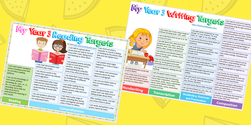 Year 3 Targets Bundle Reading Writing Maths Science Year 3 Targets Bundle Reading Writing Maths Science