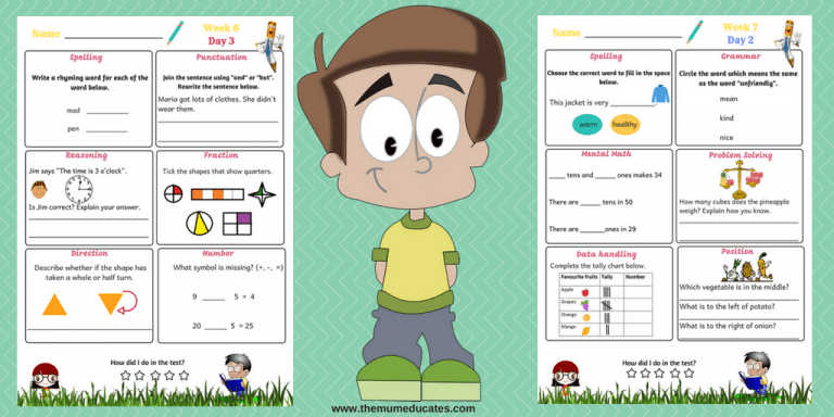 Daily Year 1 Maths and English Revision Book - The Mum Educates