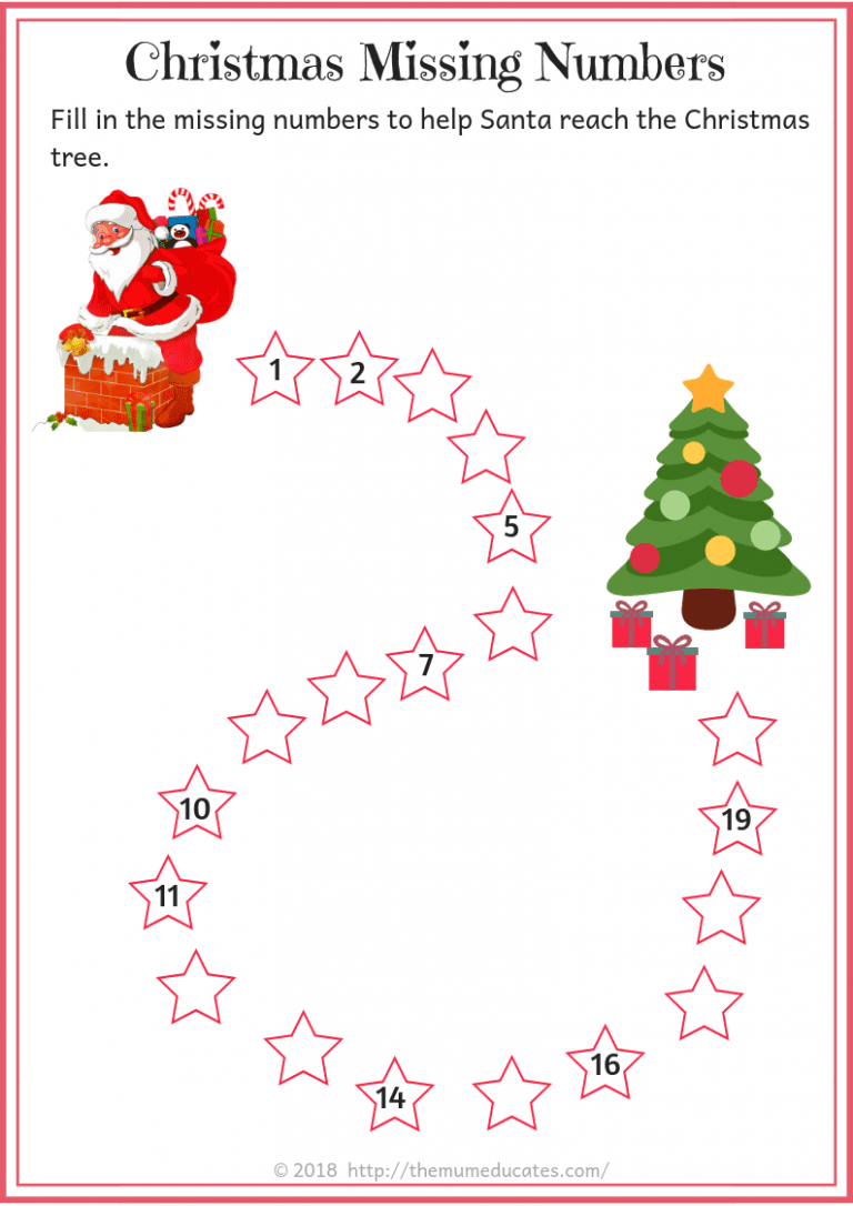 Year 1 Christmas themed Maths Worksheets - The Mum Educates