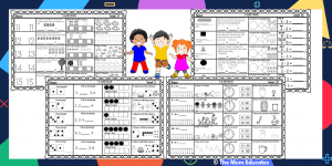 4-A-Day Maths Reception Book - Early Years - The Mum Educates