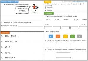 Free Year 4 Worksheets - The Mum Educates