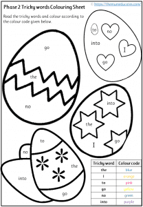 Free Phase 2 Tricky Words worksheets + Reception Early Years - The Mum ...