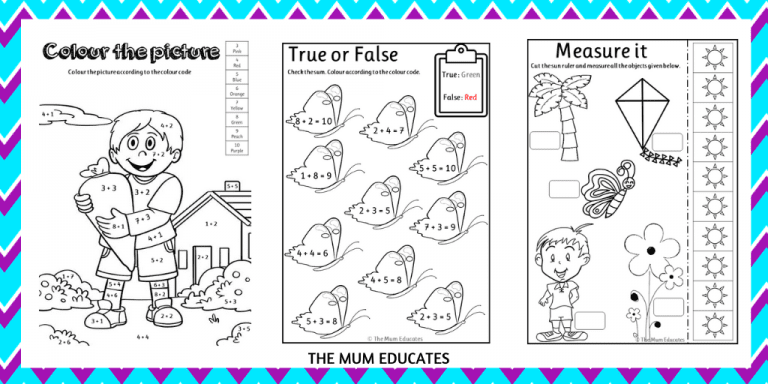 Reception Workbook - Math and English - Age 5-6 - The Mum Educates