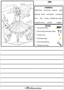 20 Free Picture Writing Prompts for kids with Vocabulary - The Mum Educates