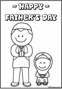 Father's Day Colouring Pages for kids - Free Printable - The Mum Educates