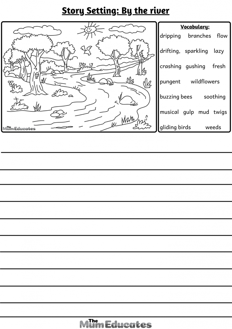 Free 15+ Story Settings Description Writing Frames - The Mum Educates
