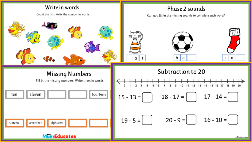 Year 1 Morning Starter Activities Powerpoint The Mum Educates