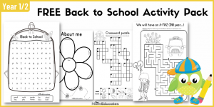 FREE KS1 Back to School Activities Pack - Printable - The Mum Educates