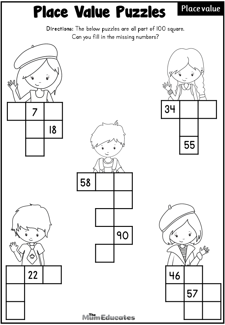 Free Year 2 Place Value Maths Worksheets - The Mum Educates