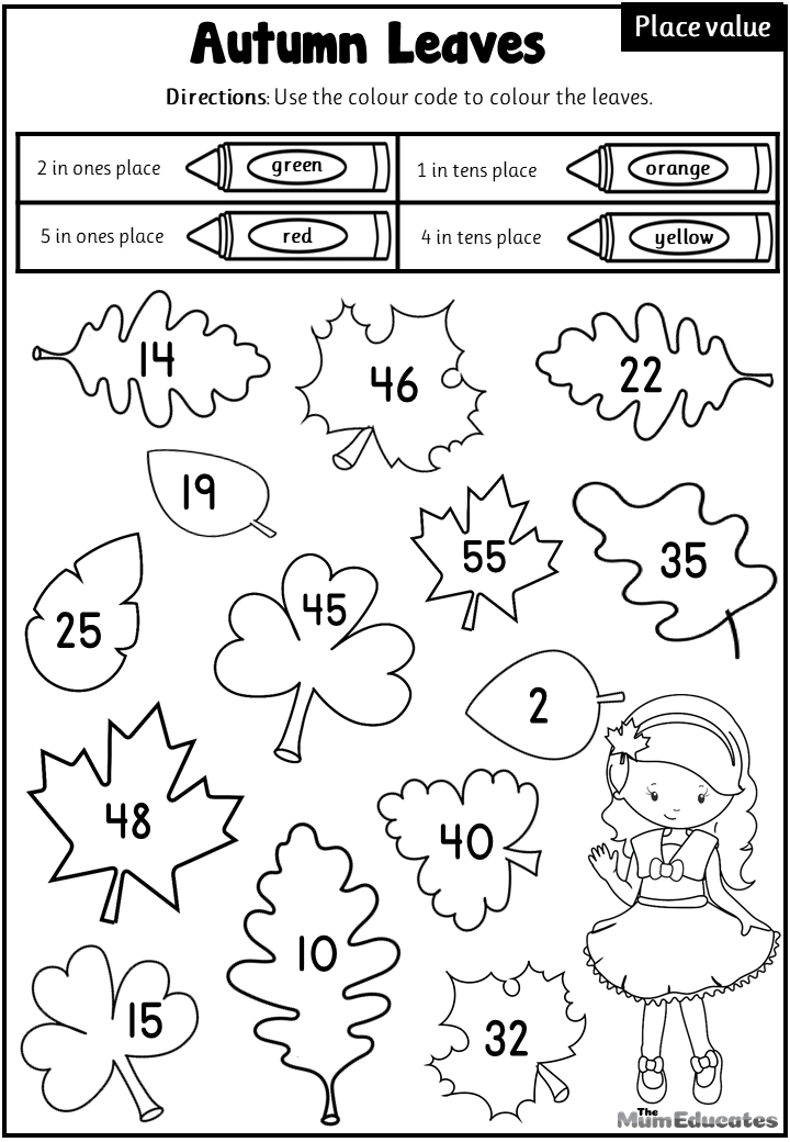 Free Place Value Worksheets Year 1 - The Mum Educates