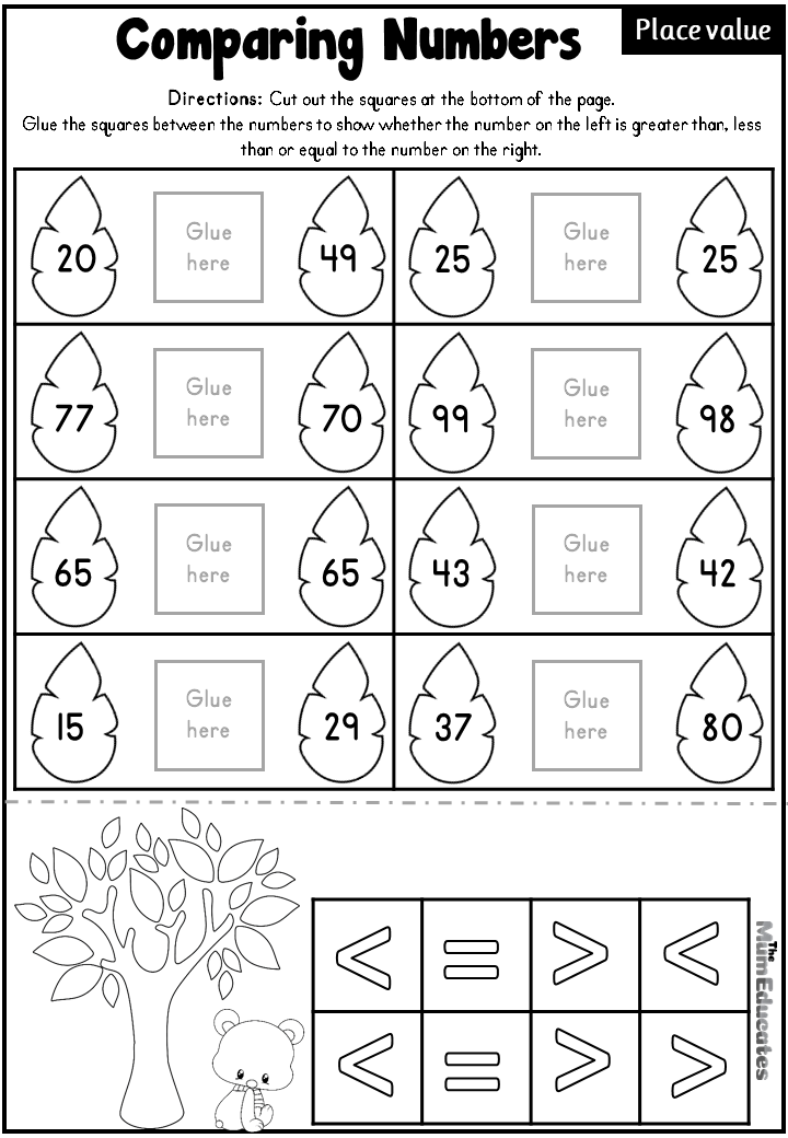 Free Year 2 Place Value Maths Worksheets - The Mum Educates