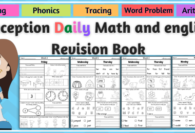 Reception Workbook - Math and English - Age 5-6 - The Mum Educates