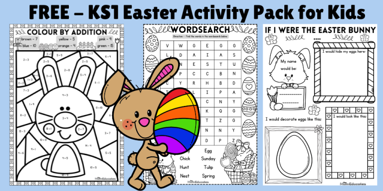 KS1 Easter Activity Pack for Kids - FREE - The Mum Educates