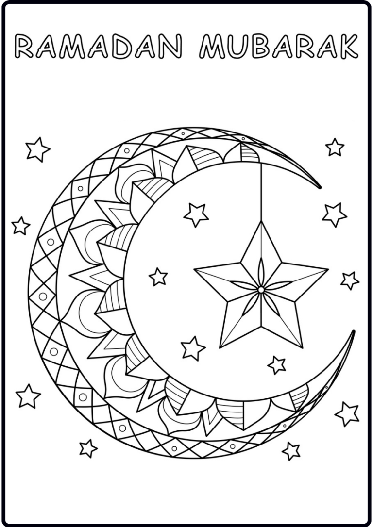 FREE Ramadan Colouring Pages - The Mum Educates
