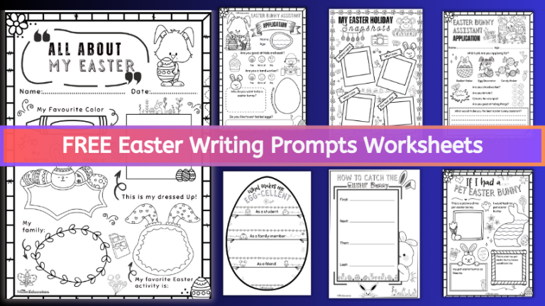 Free Easter Writing Prompts for Kids - The Mum Educates