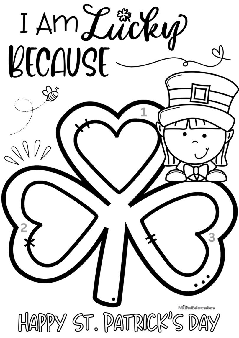 St Patrick's Day Writing Prompts Worksheets - The Mum Educates