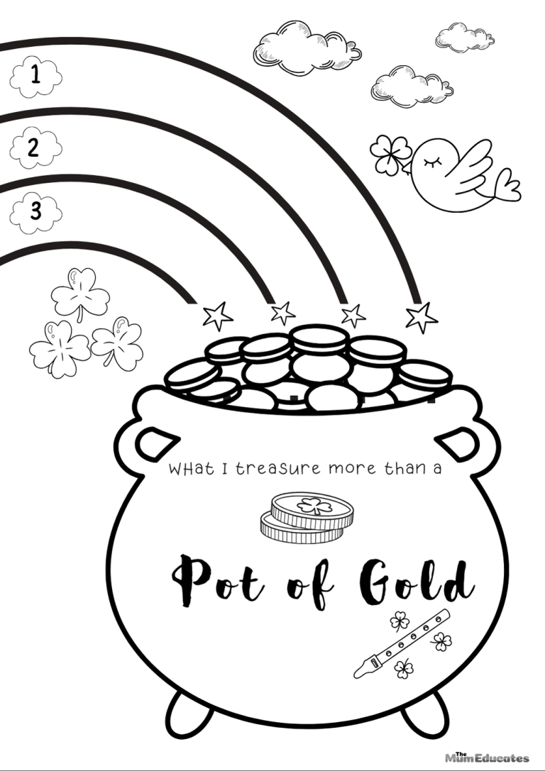 St Patrick's Day Writing Prompts Worksheets - The Mum Educates