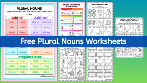 Free Plural Nouns Worksheets - The Mum Educates