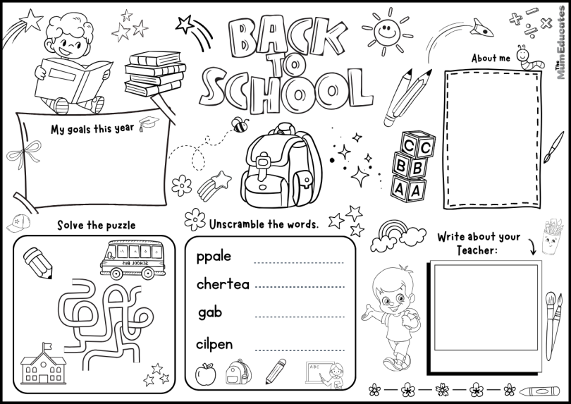 First Day Back To School Printable Pack - Grade 2 - Year 2 - FREE - The ...
