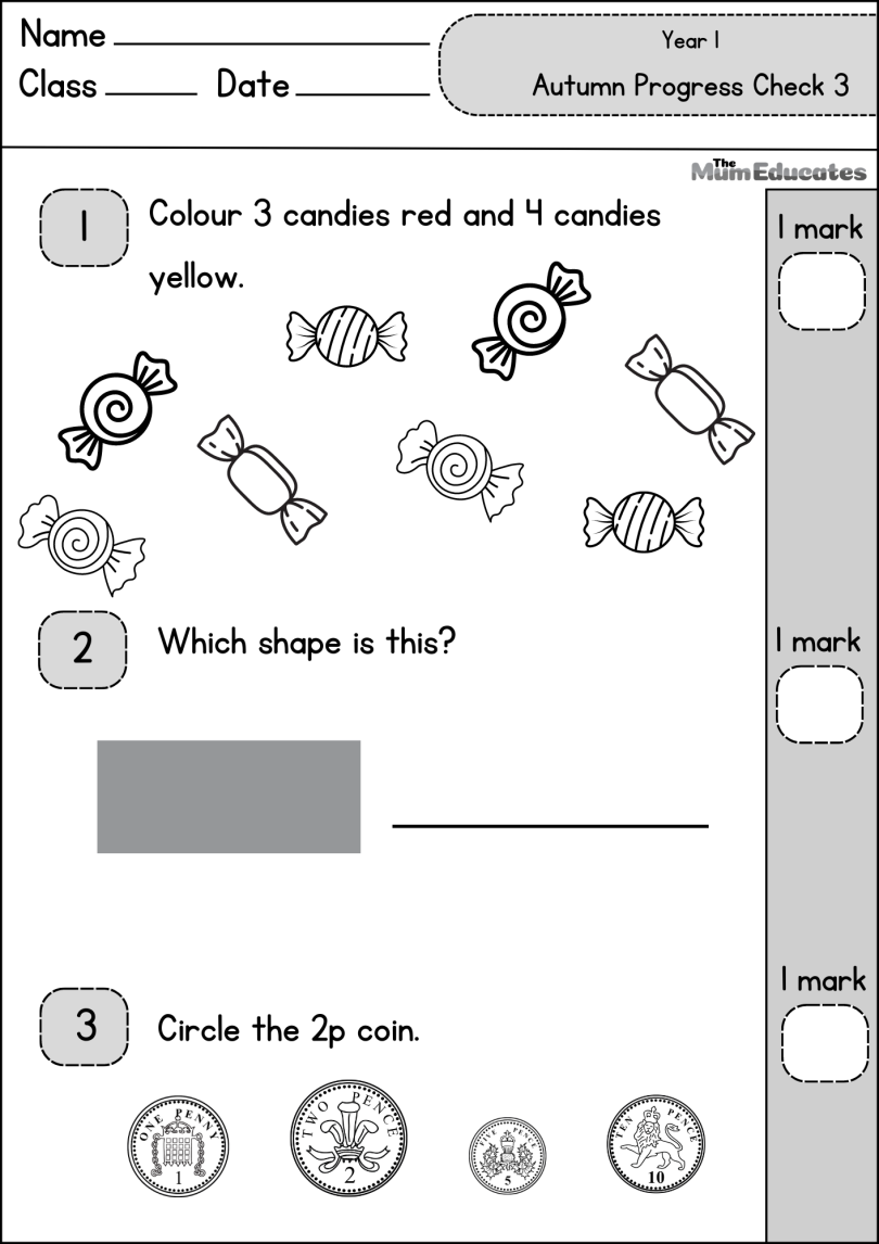 Year 1 Assessment Tests - The Mum Educates