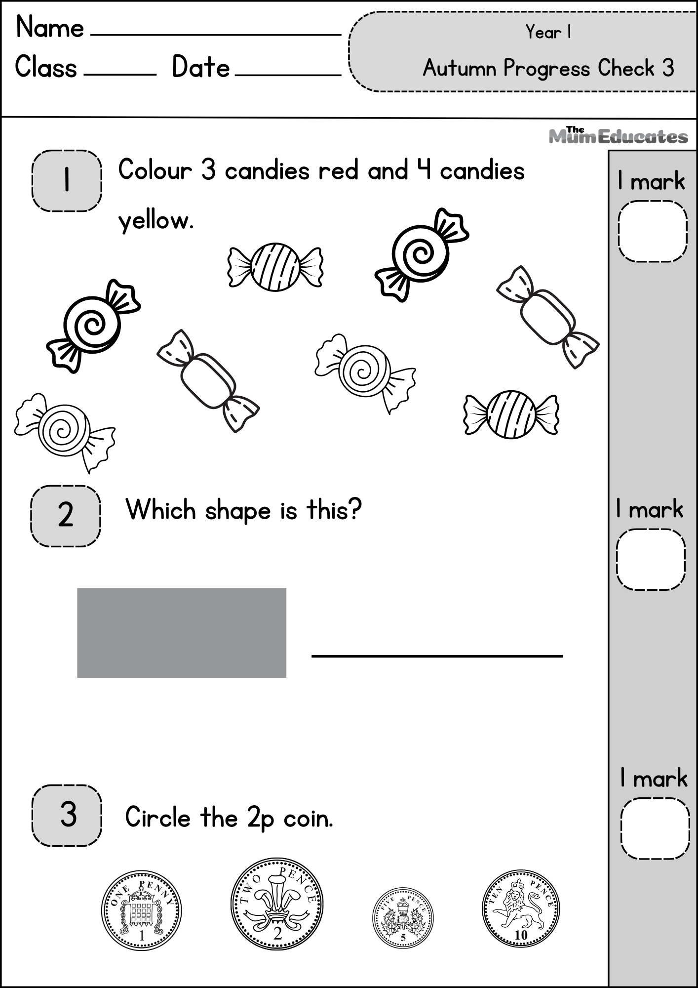 Year 1 Assessment Tests - The Mum Educates
